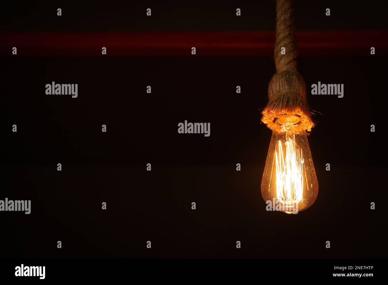 Lamp in dark room hi-res stock photography and images - Alamy