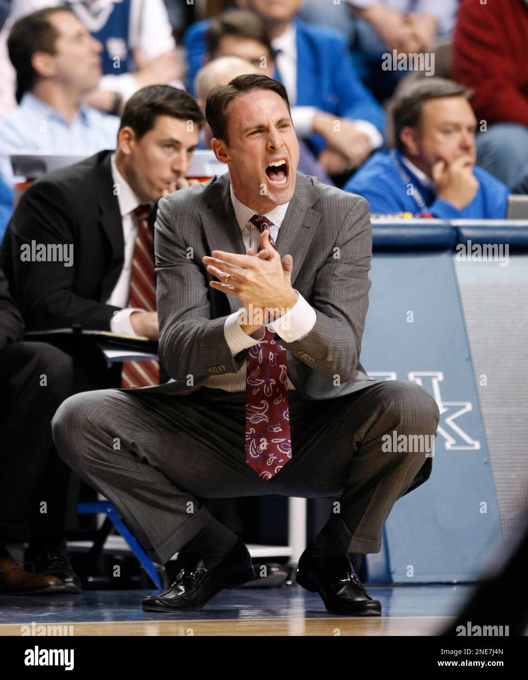South Carolina coach Darrin Horn during the first half of their NCAA ...