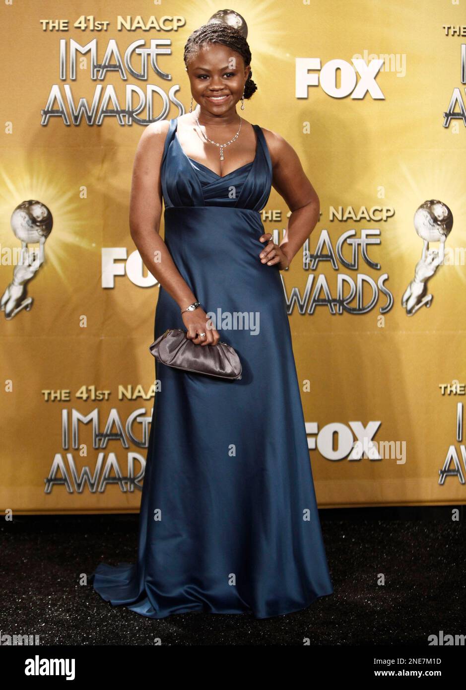Actress Hope Olaide Wilson poses backstage at the 41st NAACP Image ...
