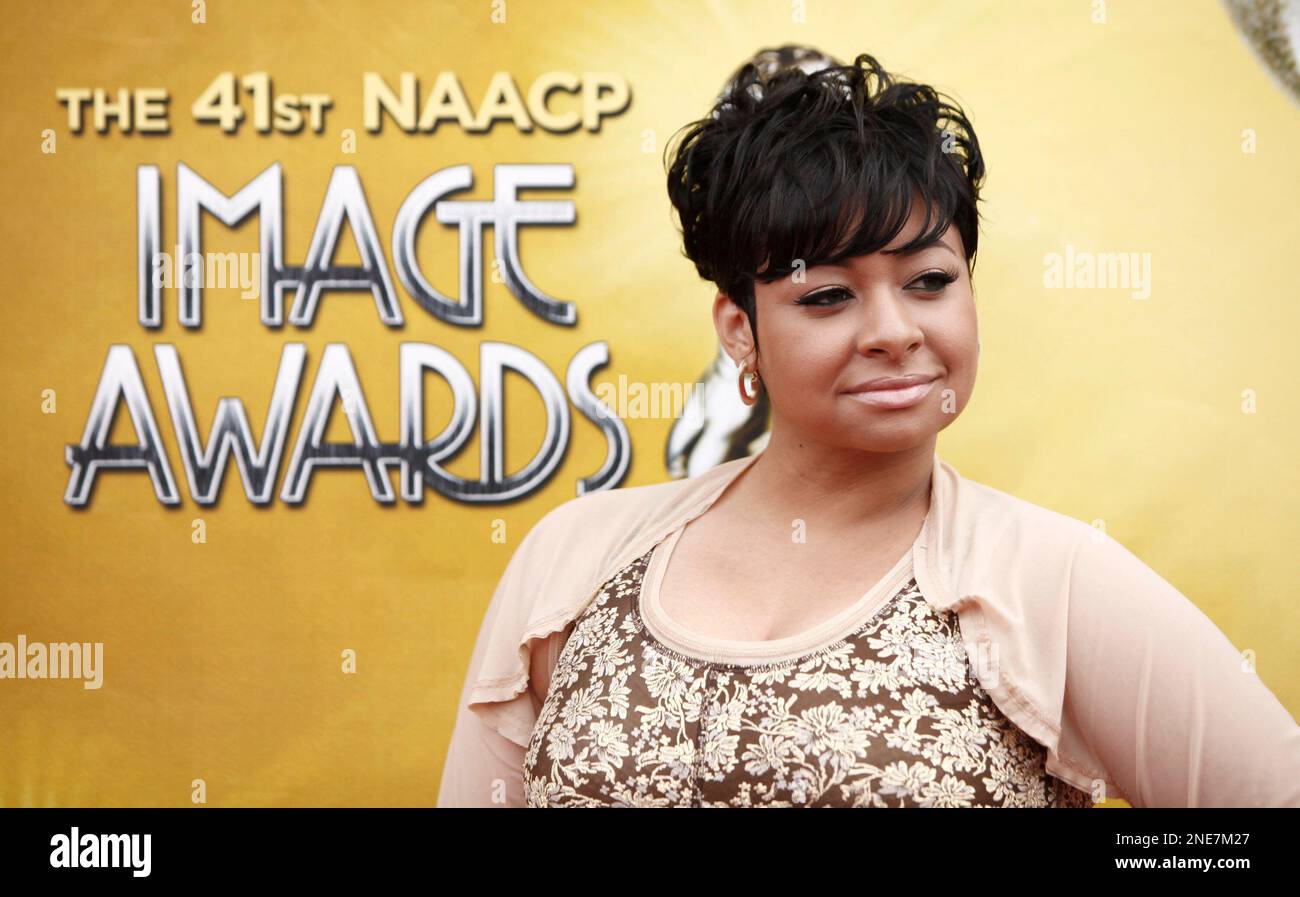 Actress Raven-Symone arrives at the 41st NAACP Image Awards on Friday ...