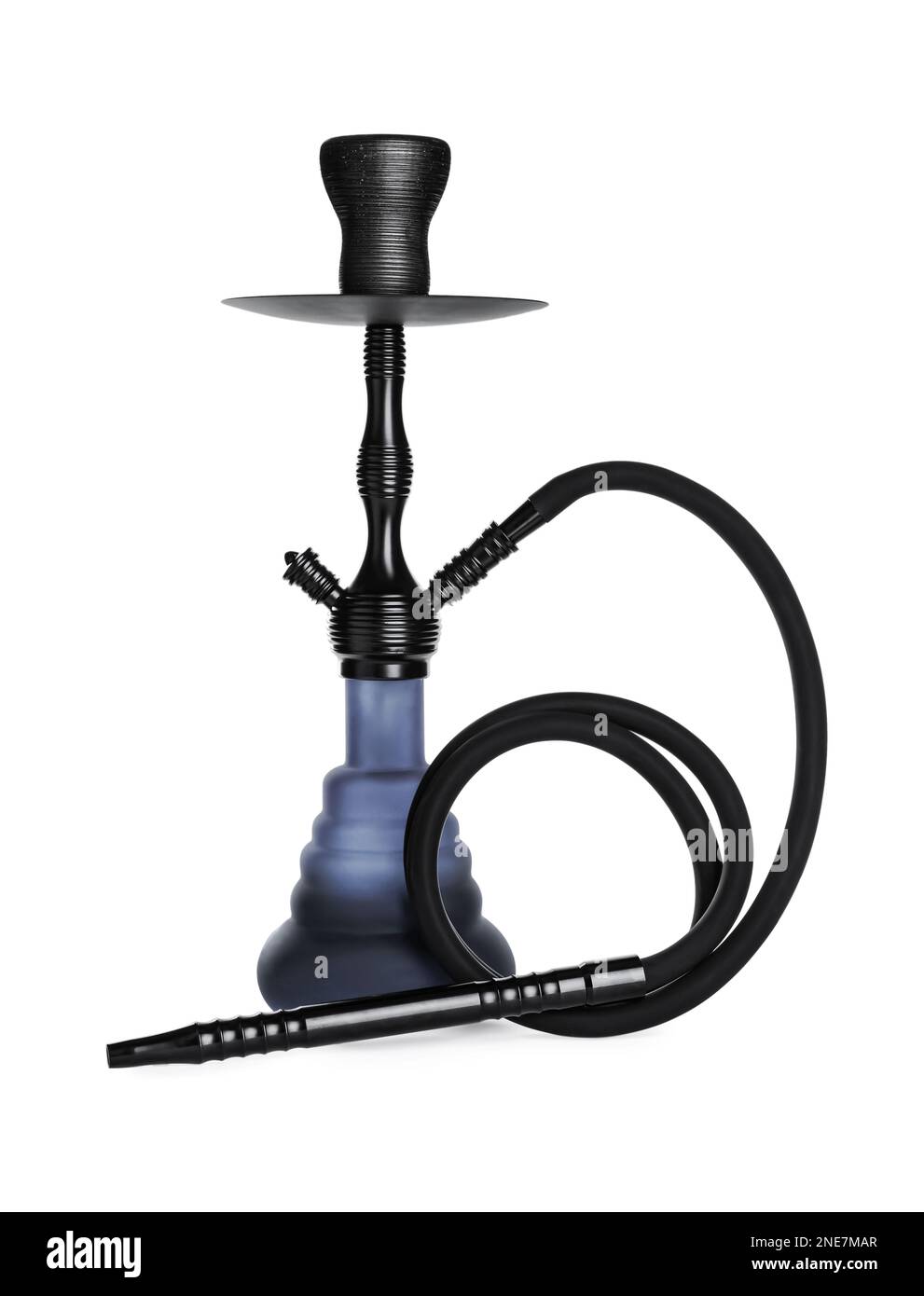 New modern dark hookah isolated on white Stock Photo - Alamy