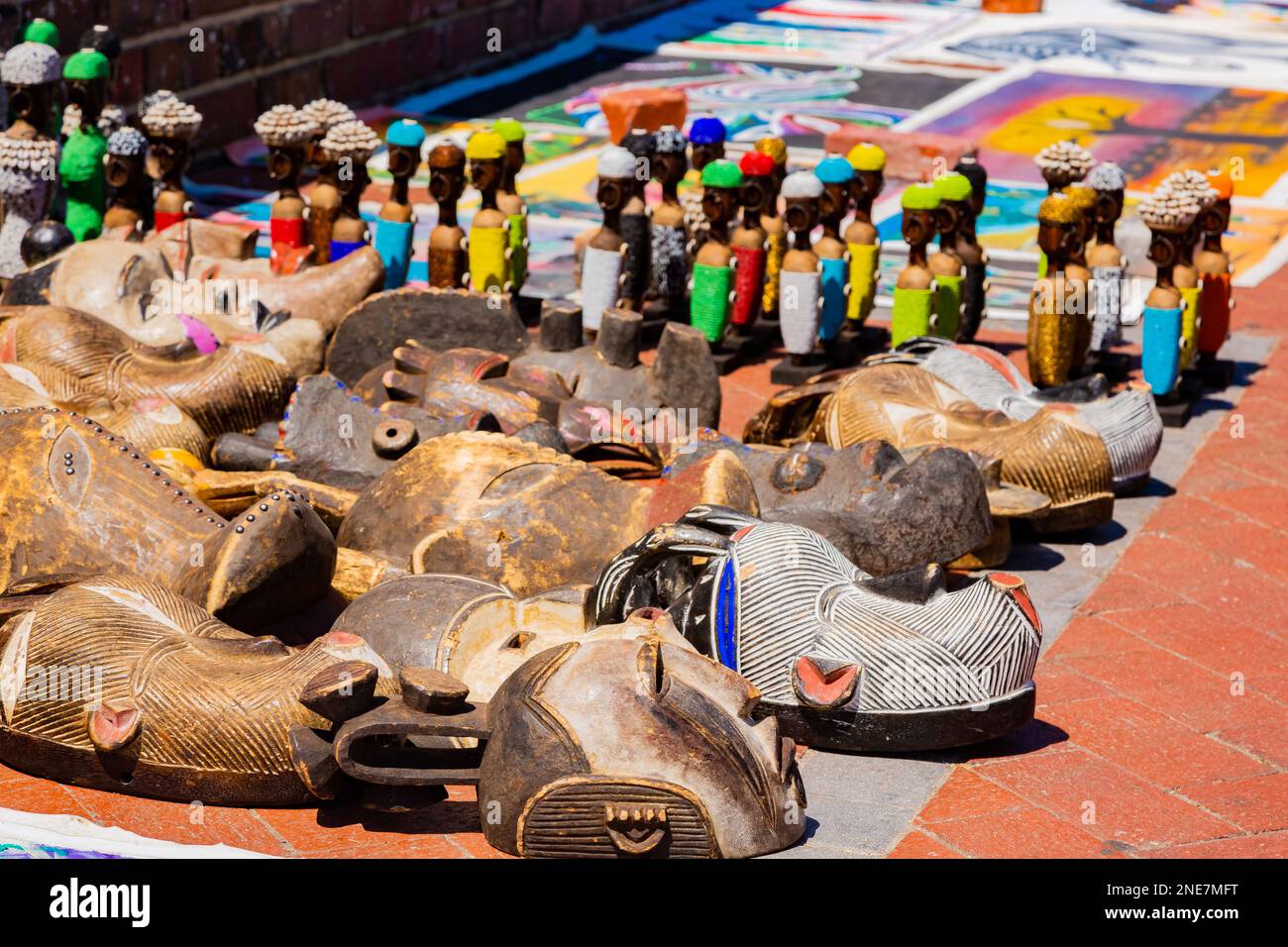 Cape Town, South Africa - February 13, 2023: African Curios on sale on ...