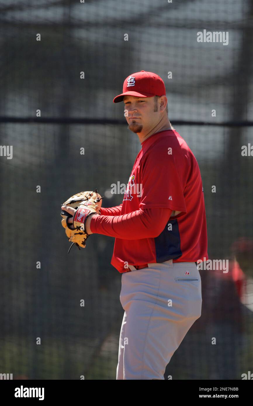 St. Louis Cardinals starting pitcher Brad Penny is seen during spring ...