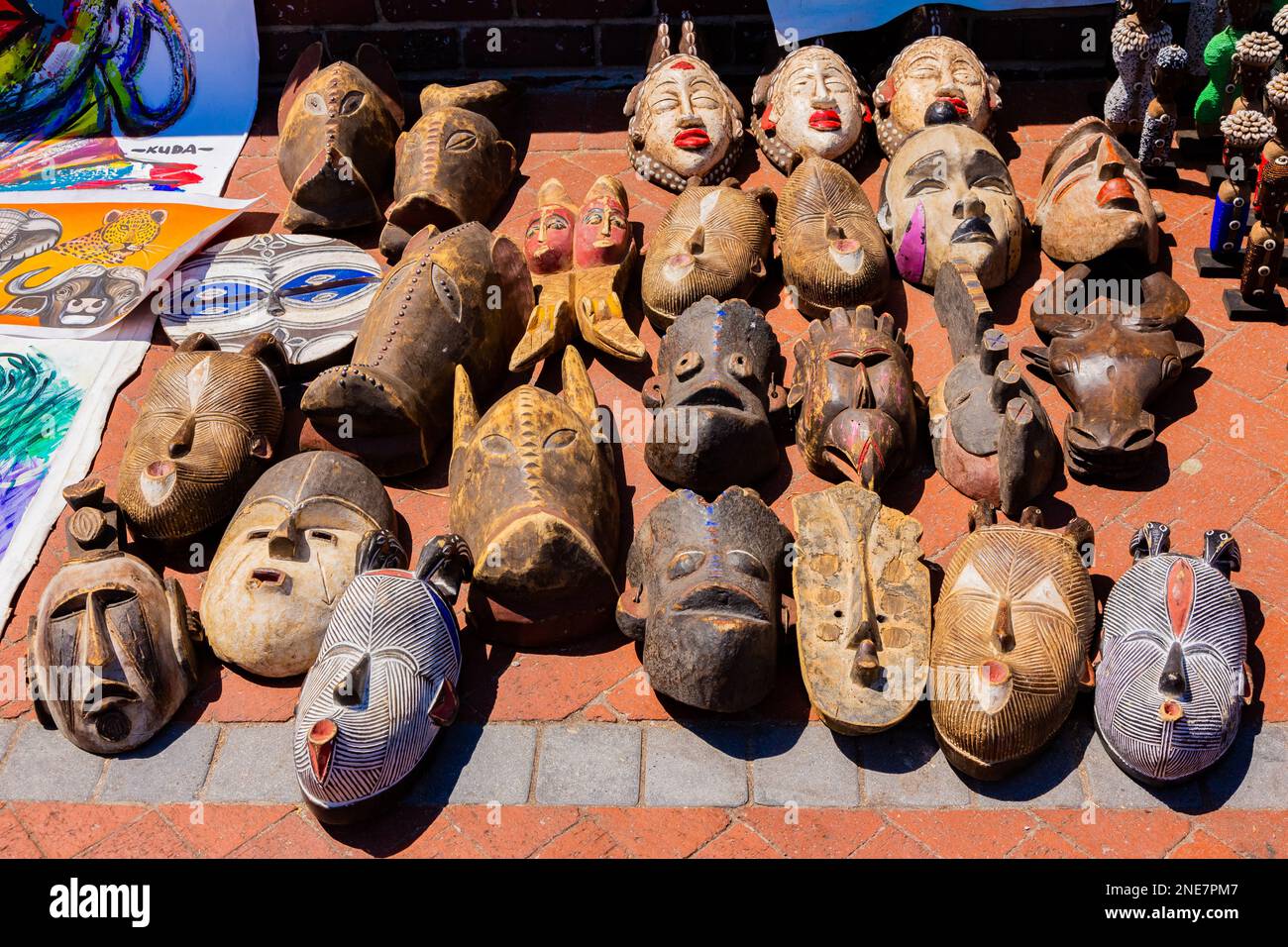 Cape Town, South Africa - February 13, 2023: African Curios on sale on ...