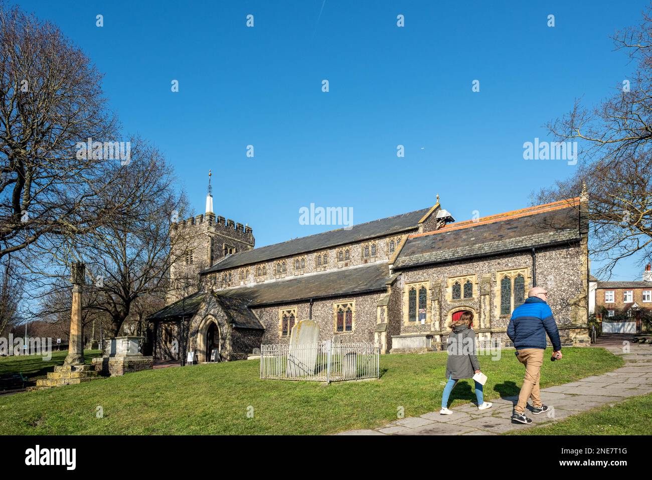 Brighton, February 14th 2023: St Nicholas of Myra Church Stock Photo ...