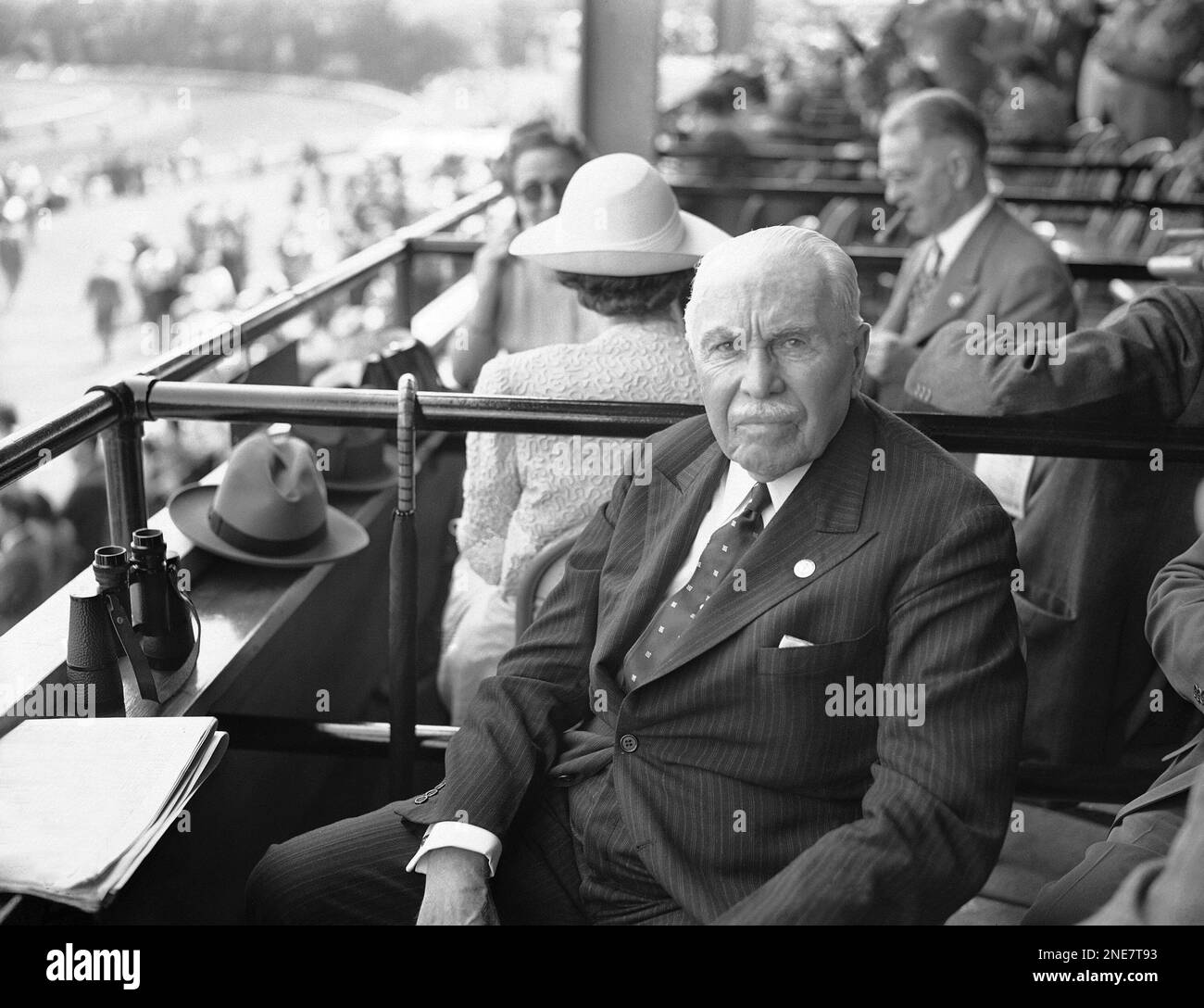 Samuel D. Riddle, above, veteran horseman and owner of the famous ...