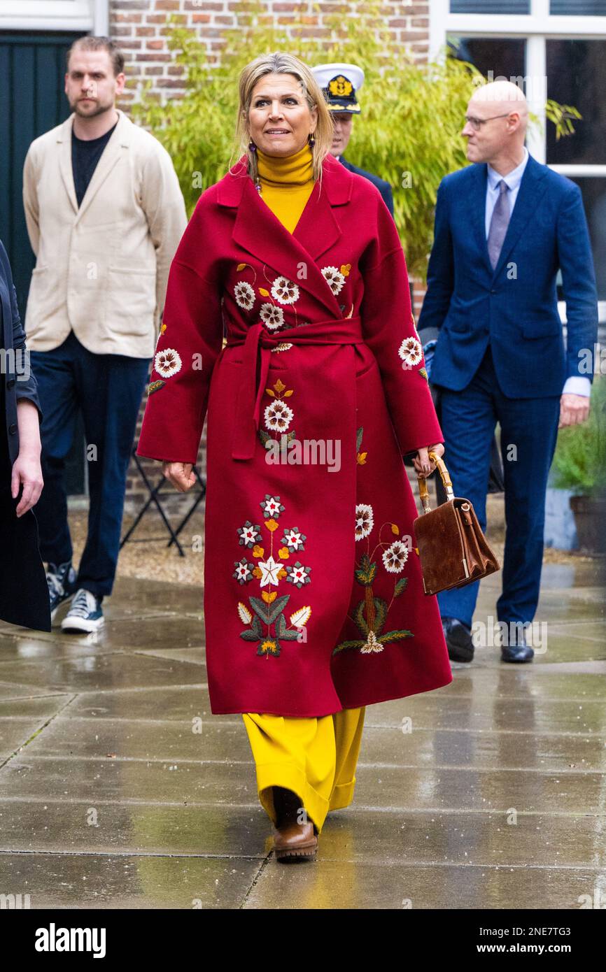 Queen Maxima of the Netherlands during a working visit to designers NUL ...