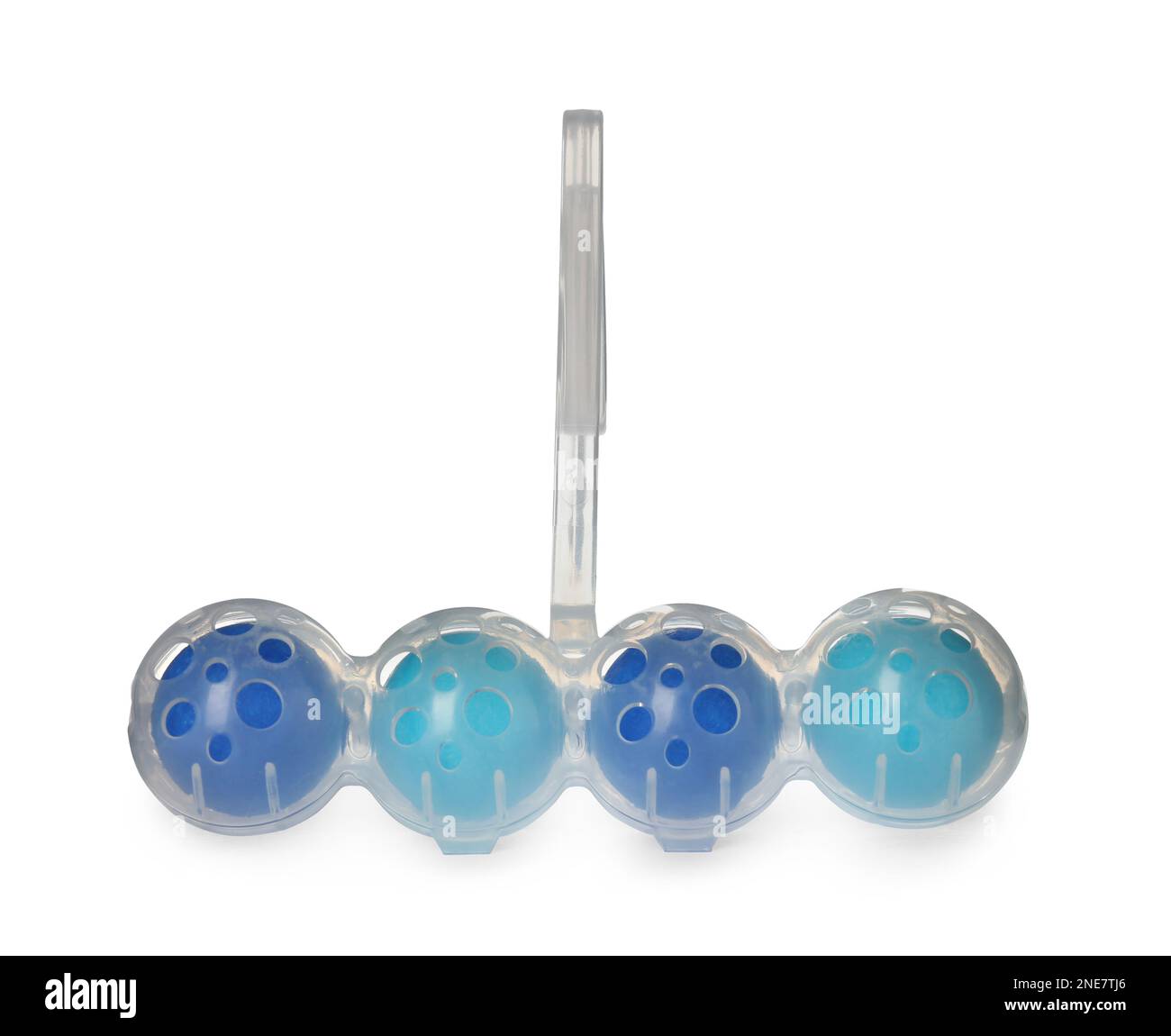 Toilet rim block cleaner isolated on white Stock Photo - Alamy