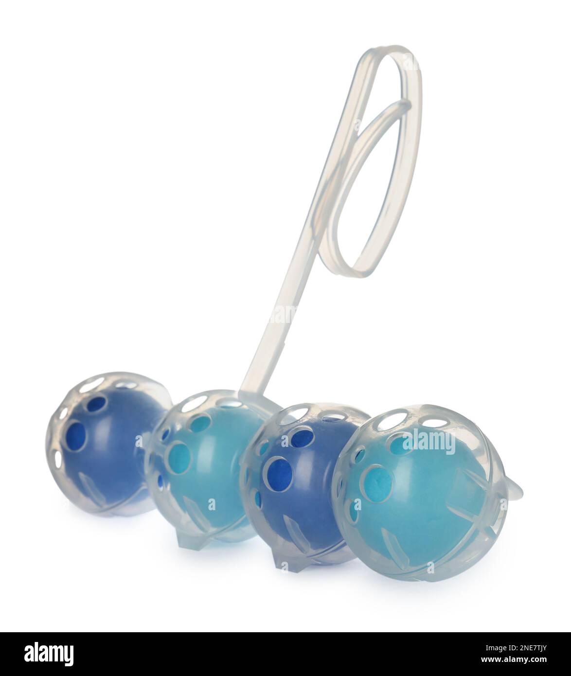 Toilet rim block cleaner isolated on white Stock Photo - Alamy