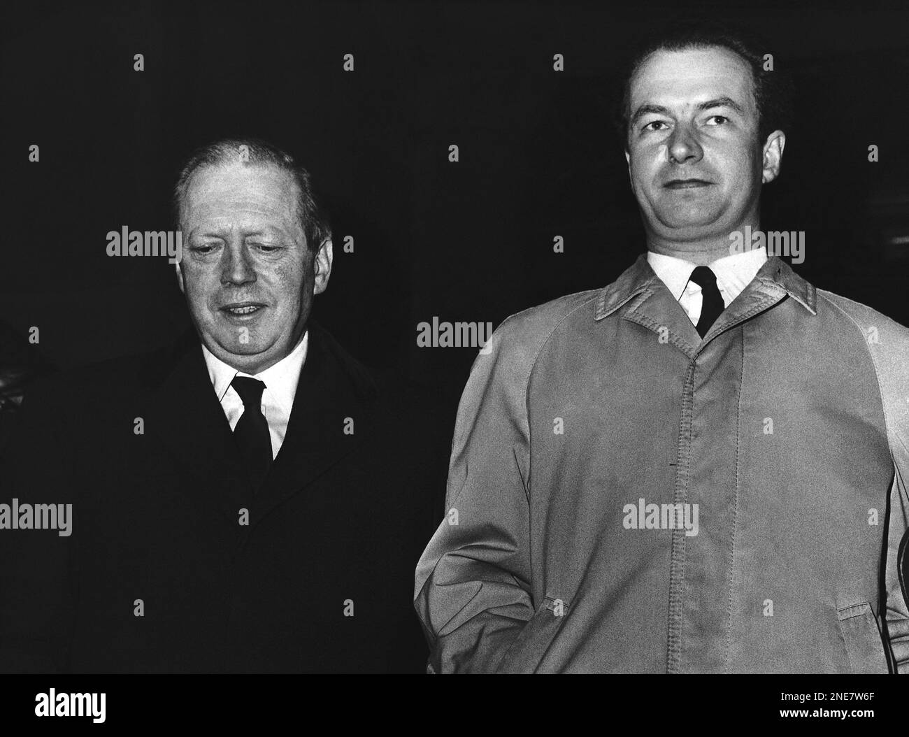 Wolf Ruediger Hess, right, son of Rudolf Hess, the 75-year-old former ...