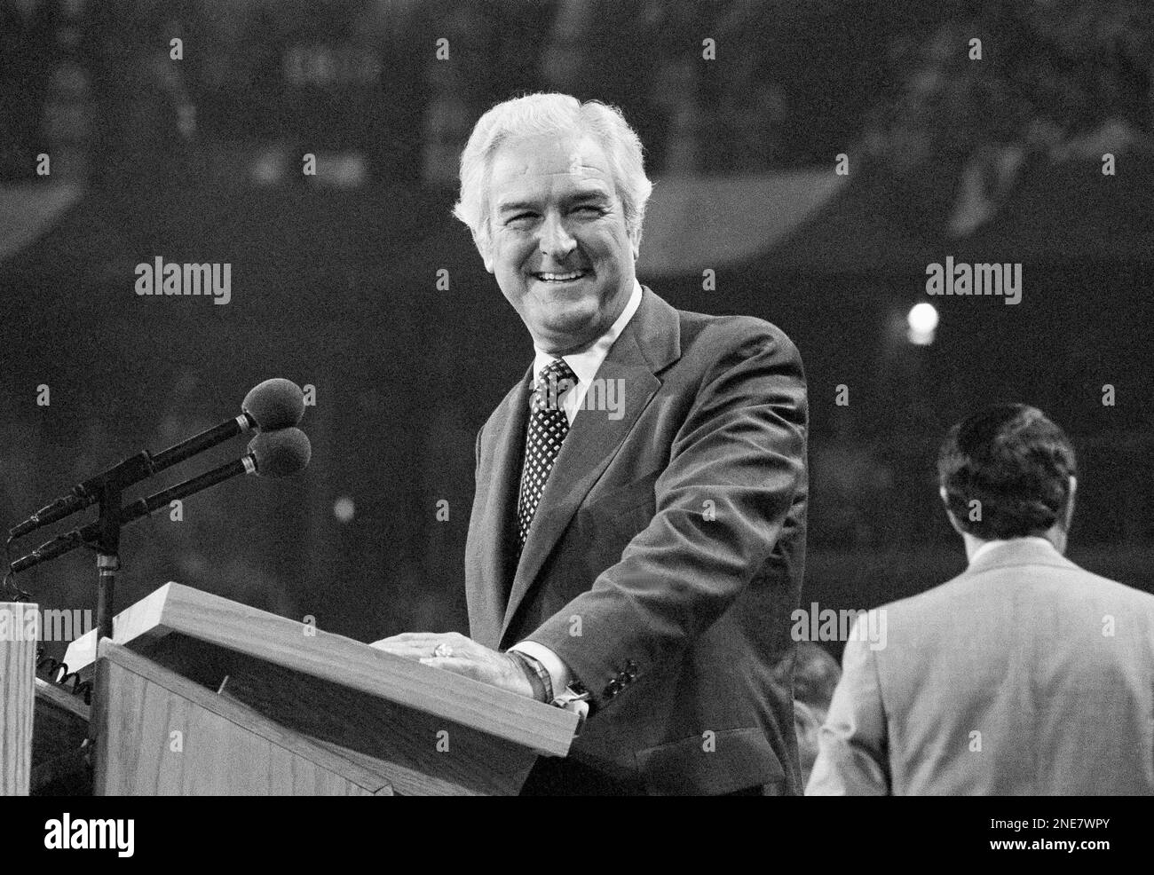 John B. Connally in 1979, speaking at an unknown location. (AP Photo ...