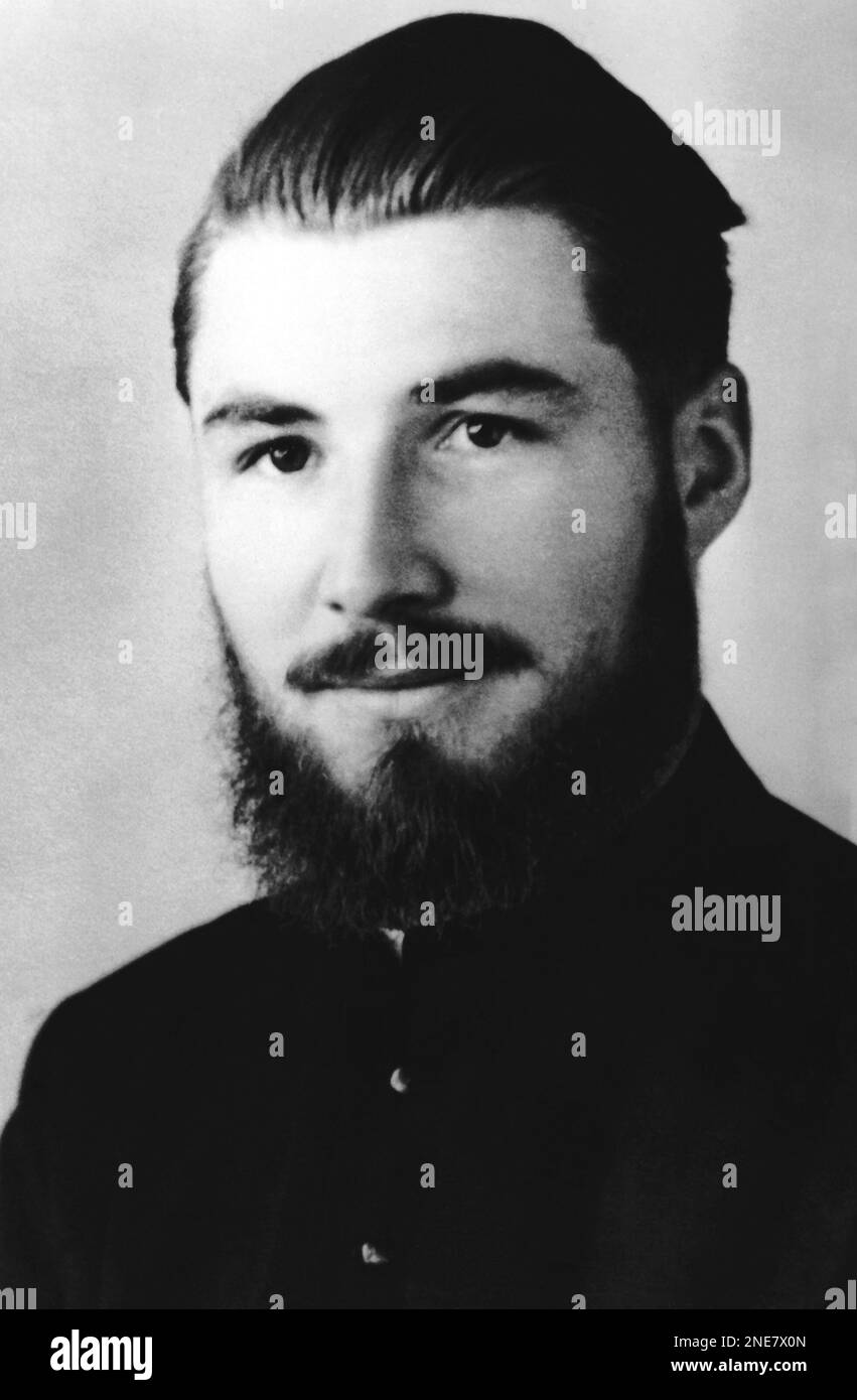 Portrait of father Adolf Martin Bormann, priest of the "Sacred Heart of ...