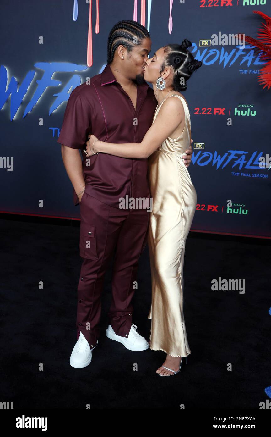 Los Angeles, Ca. 15th Feb, 2023. Isaiah John, Hasha John at the Red ...