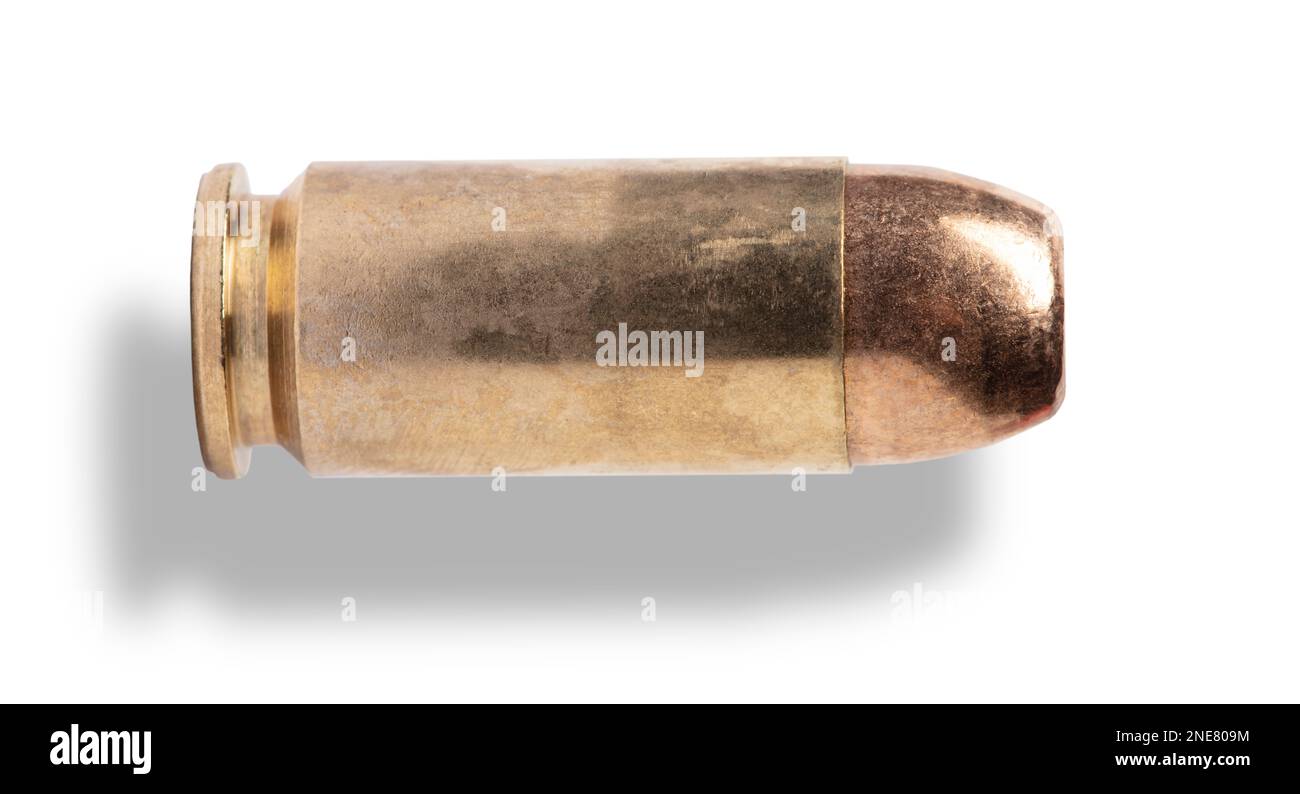 Cartridge and bullet for a 40 caliber semi auto pistol with shadow ...