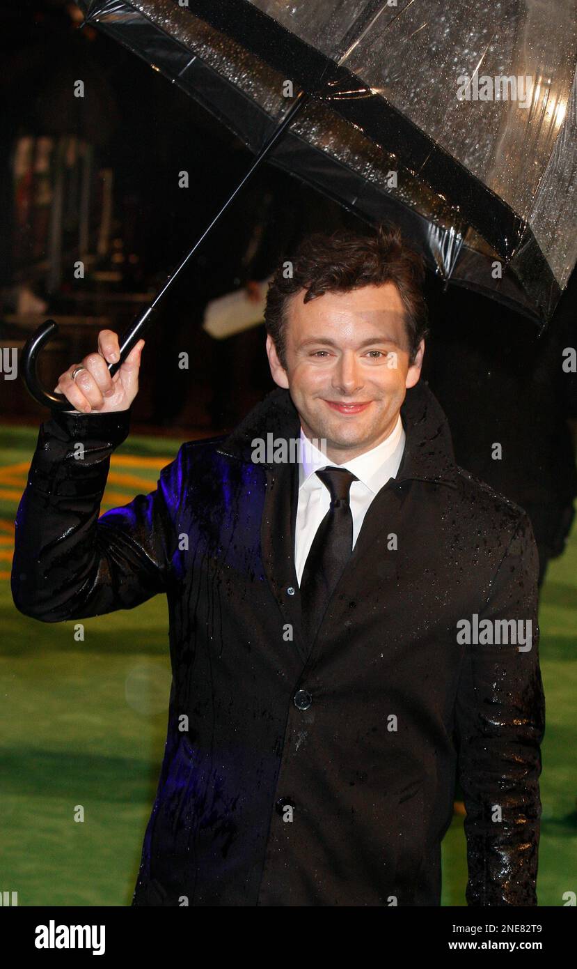 British actor Michael Sheen arrives for the Royal World Premiere of the ...