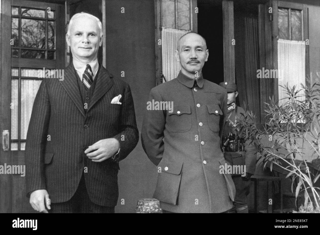 Generalissimo Chiang Kai-shek, Commander in Chief of the Chinese Armies ...