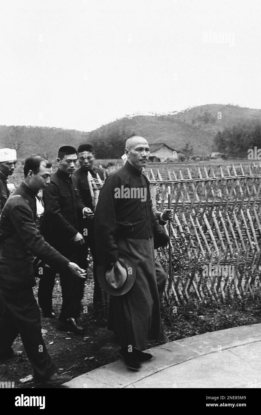 Chiang Kai-shek, China's generalissimo, journeyed to his birthplace at ...