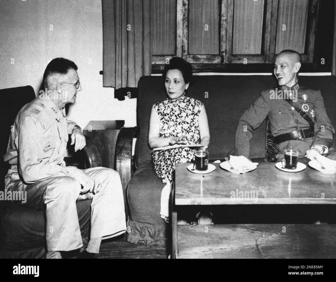 Lt. Gen. Joseph W. Stilwell, Madame Chiang Kai-shek (Soong May Ling ...