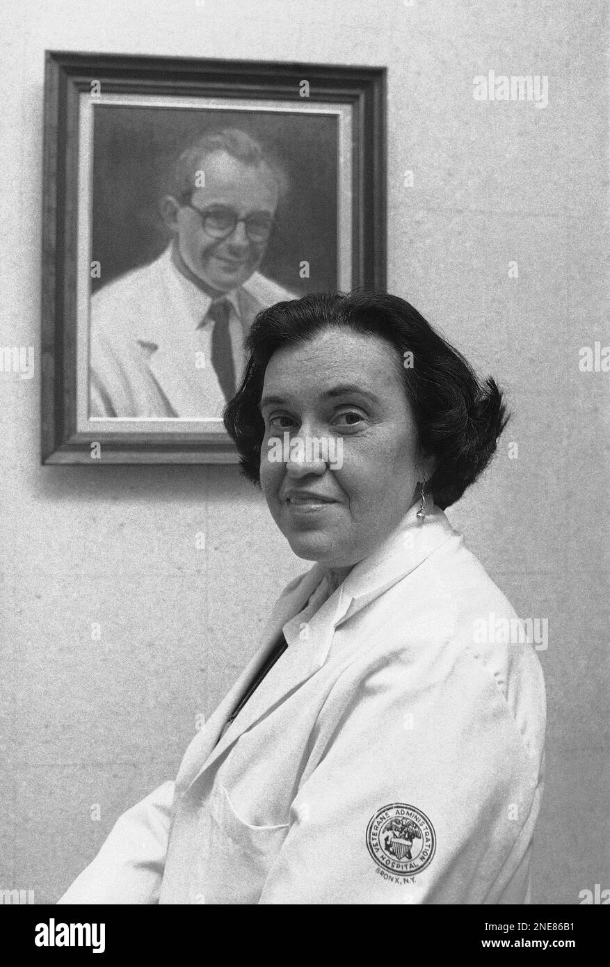 Dr. Rosalyn Yalow, Nobel Prize Winner in October 1977. (AP Photo Stock ...