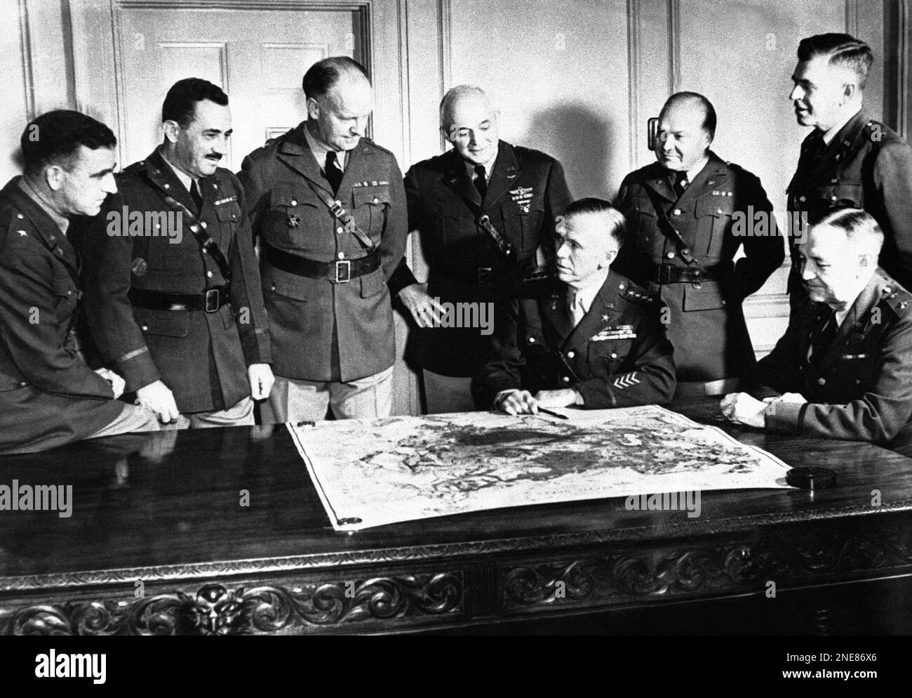 American Army General Staff now swinging into rapid action following ...