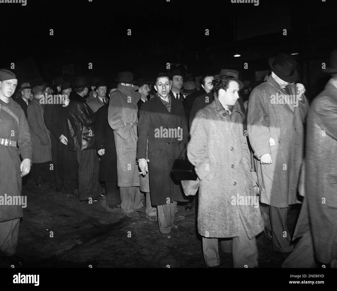 A mixed batch of Japanese and Rumanian, are photographed at a London ...