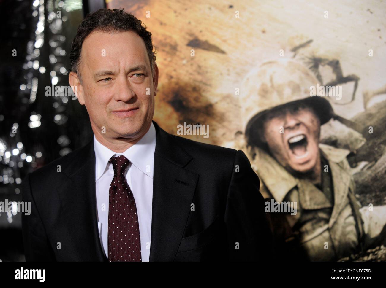 Tom Hanks, an executive producer of "The Pacific," poses at the ...