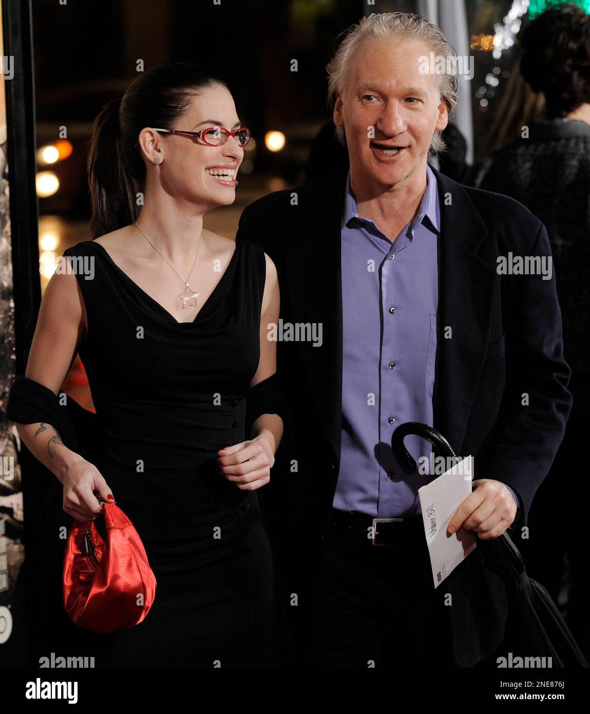 Bill Maher and his girlfriend Cara Santa Maria arrive at the premiere ...