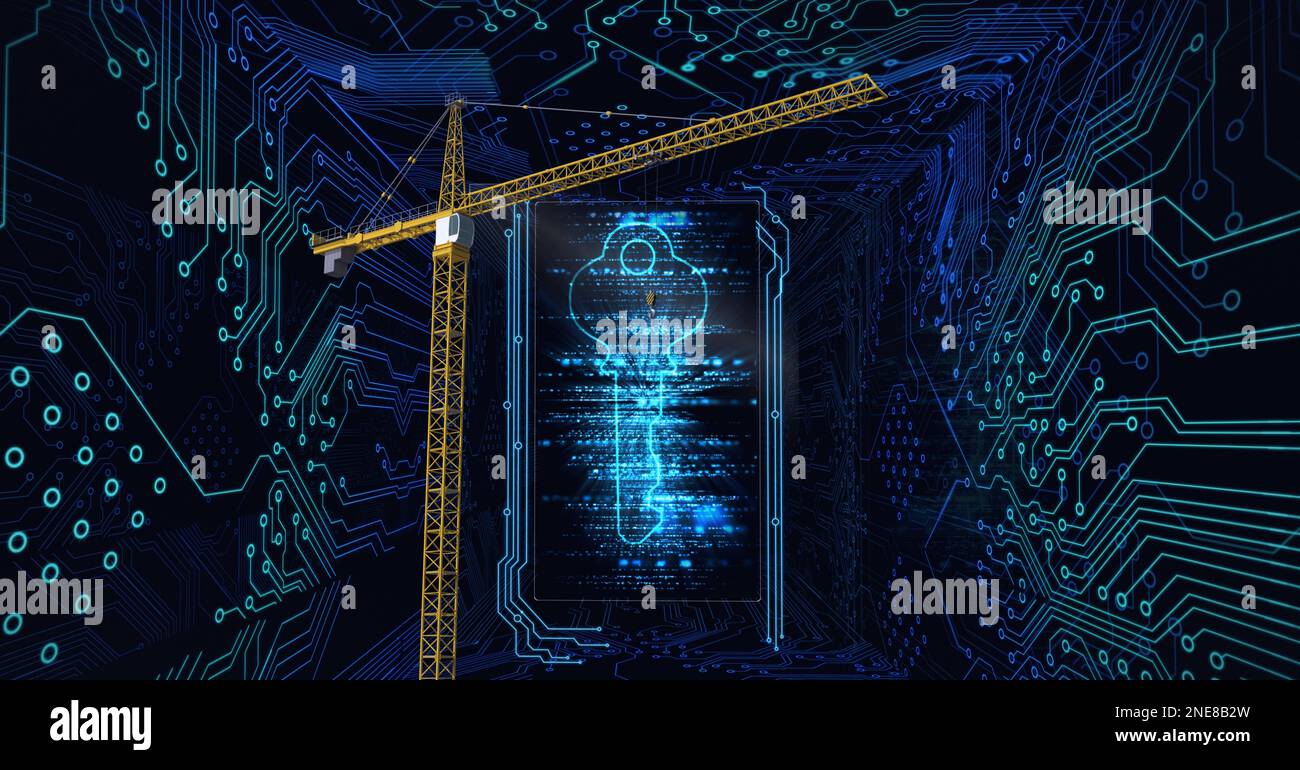 Modern mobile crane hi-res stock photography and images - Alamy