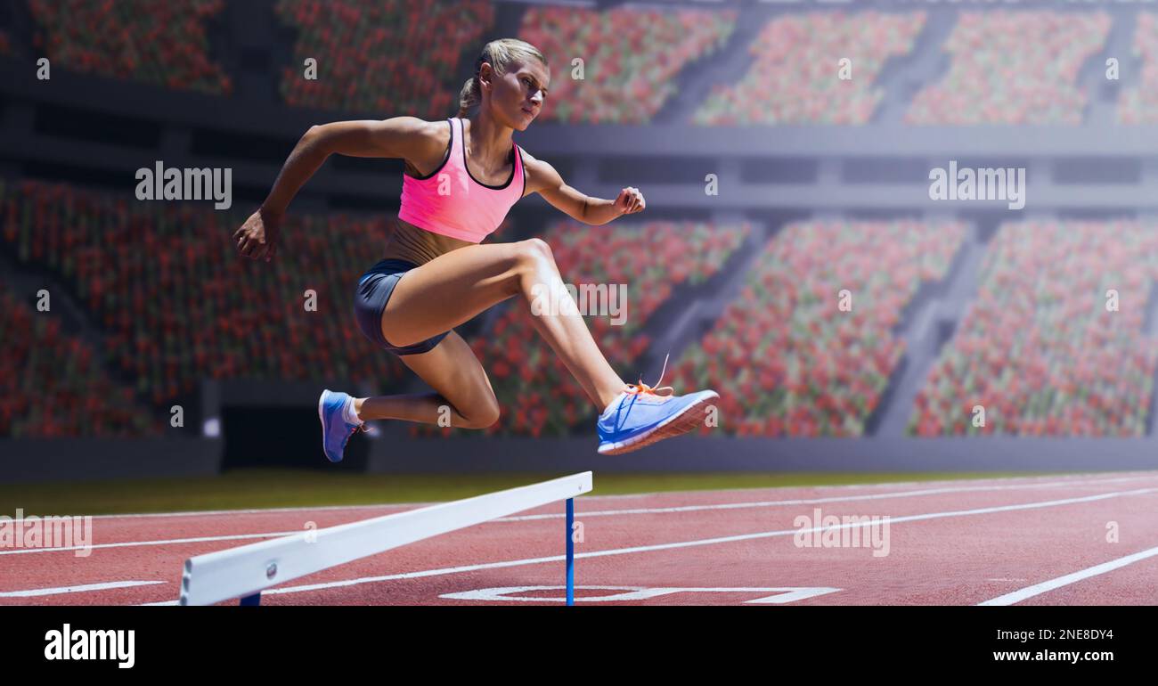 Female athlete hi-res stock photography and images - Alamy