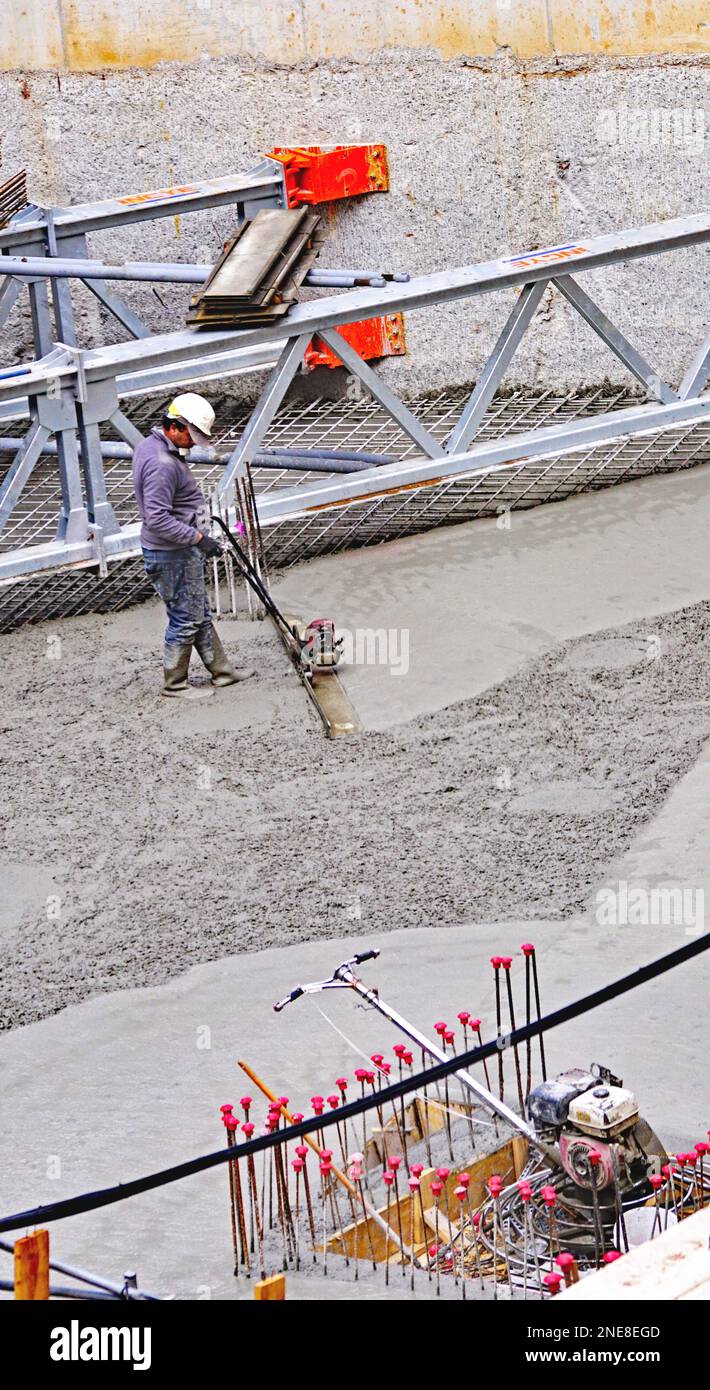Concrete extraction truck hi-res stock photography and images - Alamy