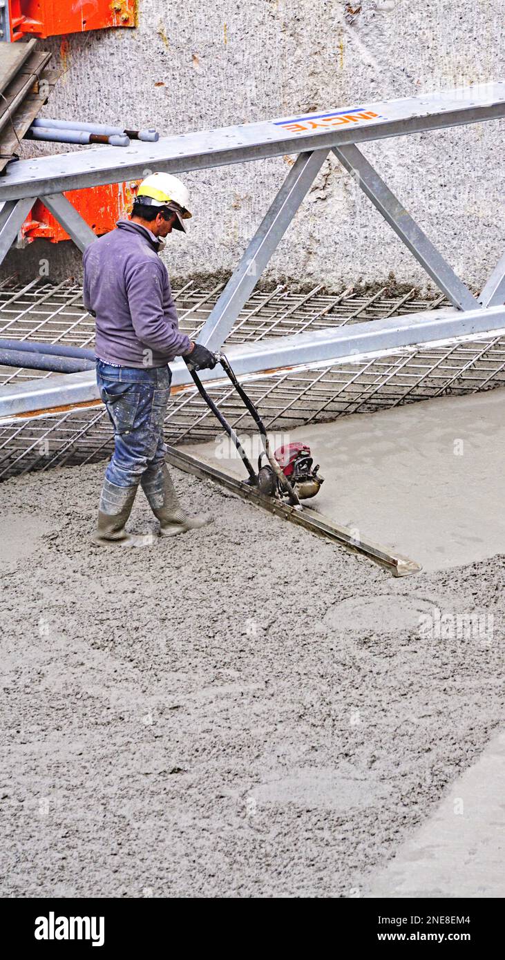 Concrete extraction truck hi-res stock photography and images - Alamy