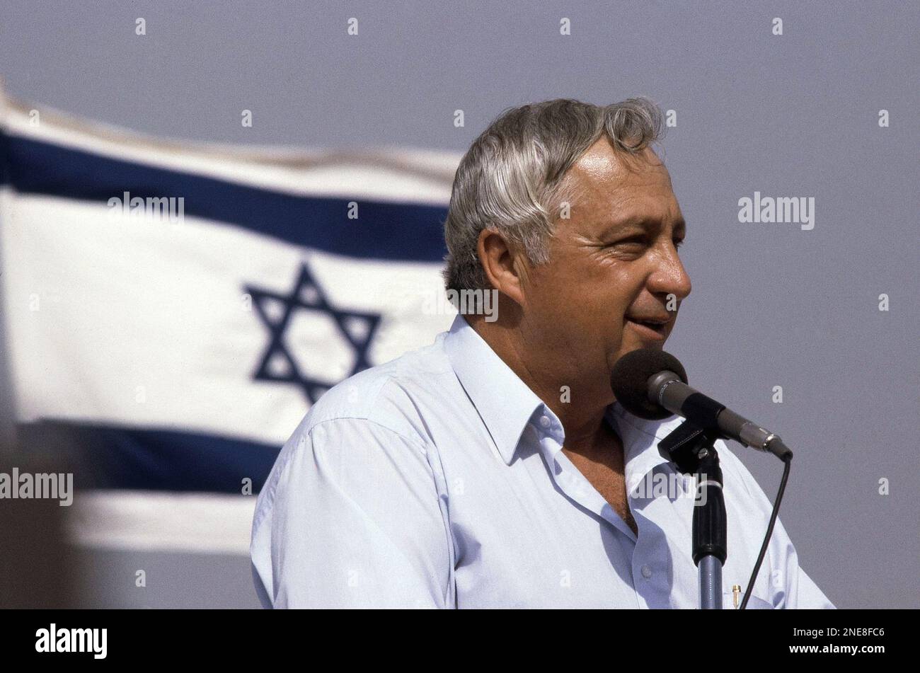 Israeli Defense Minister, Ariel Sharon in November 1982. No other ...