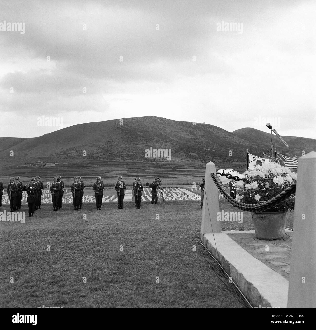 A memorial ceremony was held at the United Nations Memorial Cemetery at ...