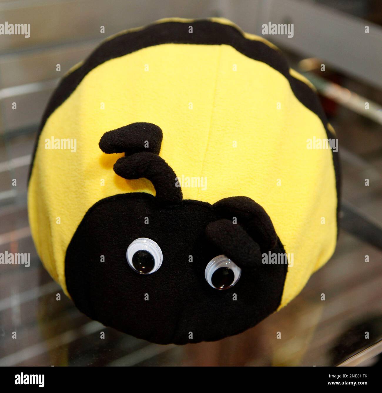 This photo taken Jan. 29, 2010 shows a bug helmet cover at Karyn ...