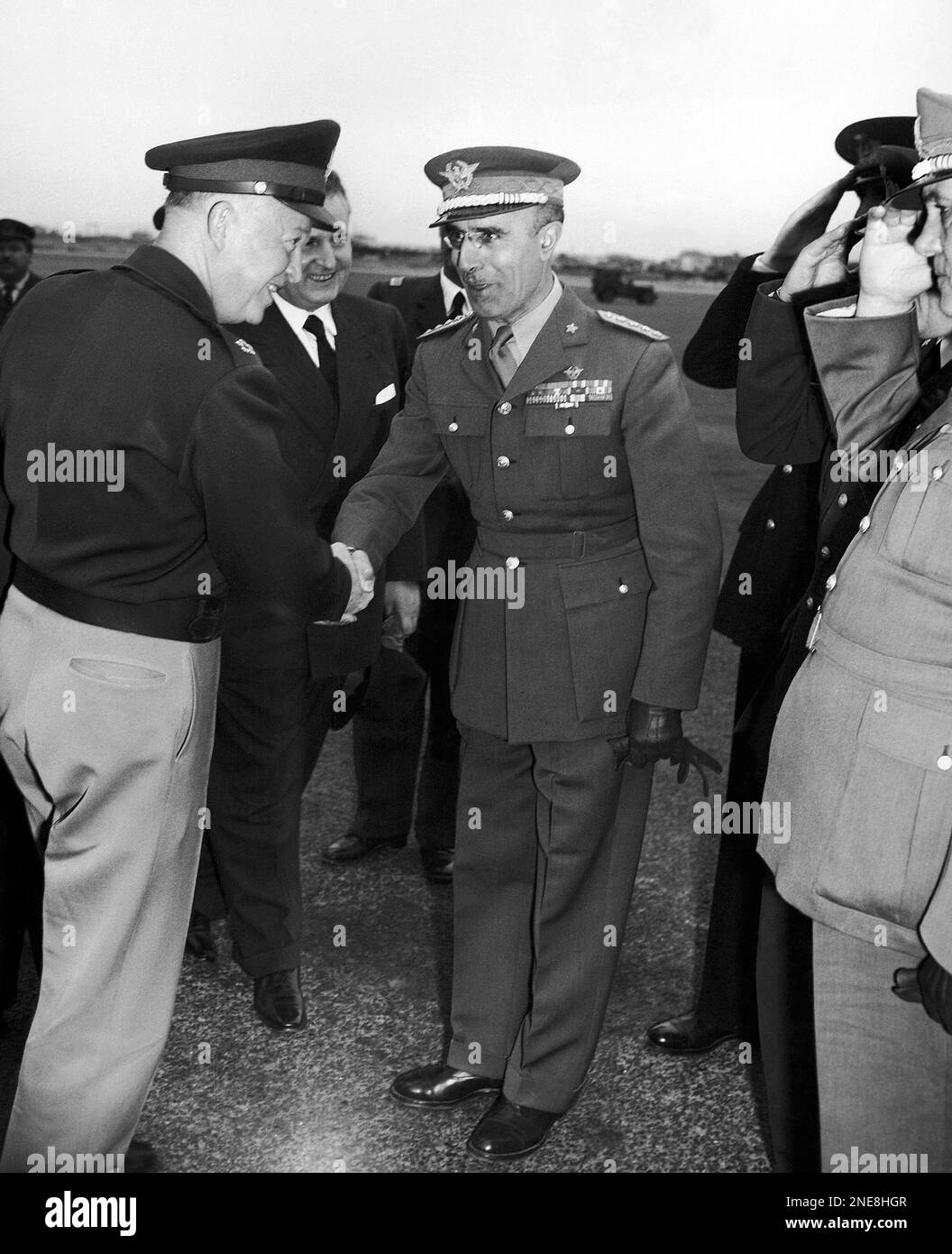 Commander in chief of the North Atlantic forces, General Dwight D ...