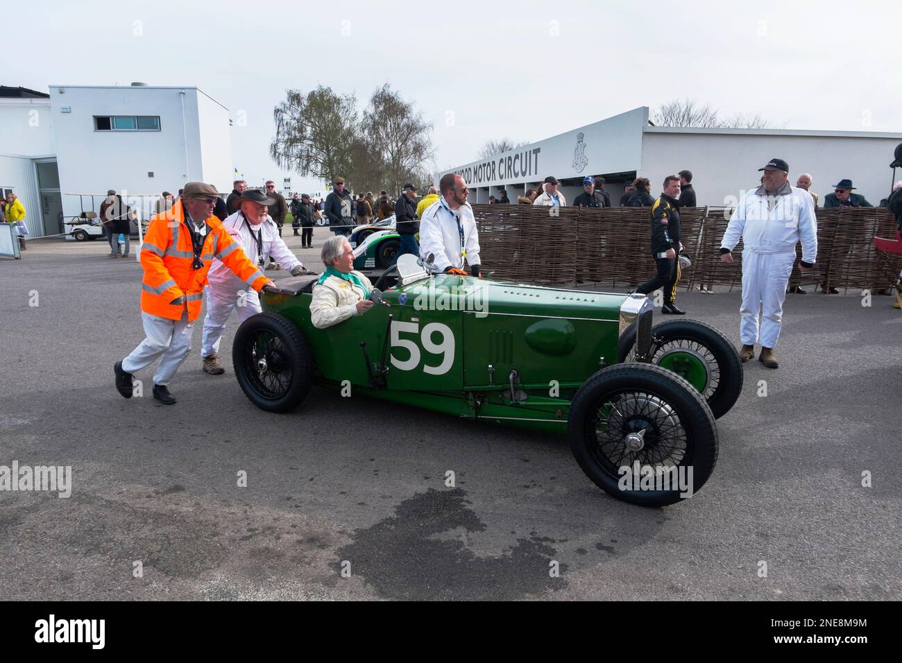 Robert Beebee in his 1932 Frazer Nash TT Replica after retiring from ...