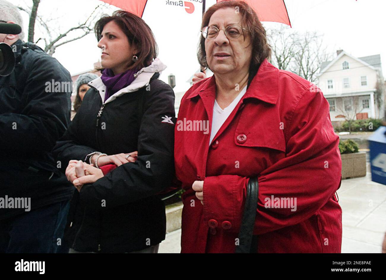Andrea Adams, right, sister of victim Costas "Gus" Christofi is ...