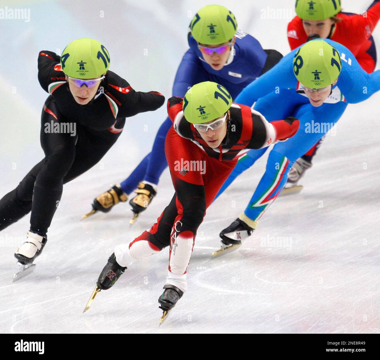 Canada's Kalyna Roberge in a women's1500 metre short track speed ...
