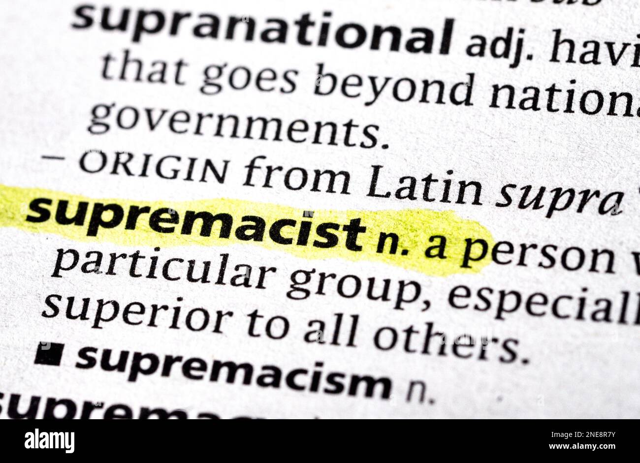 Supremacist hi-res stock photography and images - Alamy