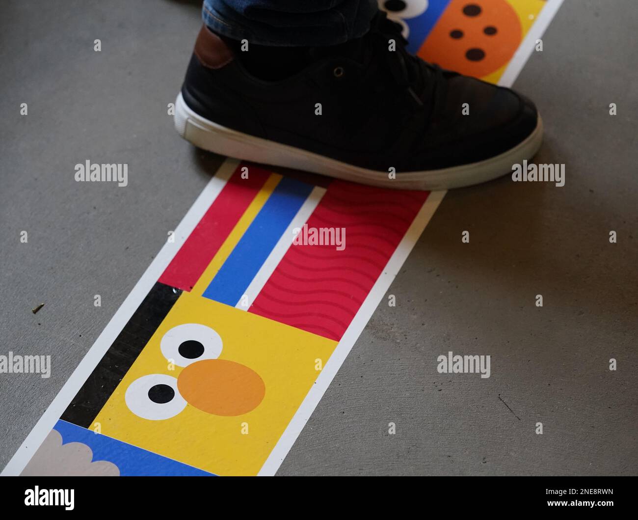 Hamburg, Germany. 16th Feb, 2023. Visitors walk through the exhibition ...