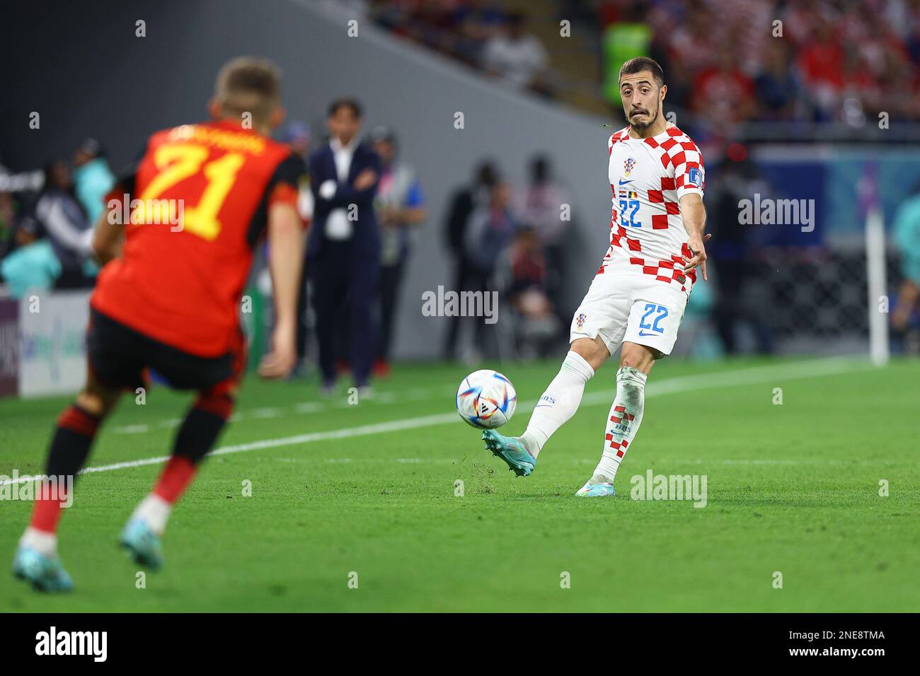 DOHA, QATAR - DECEMBER 1: Josip Juranovic during the FIFA World Cup ...