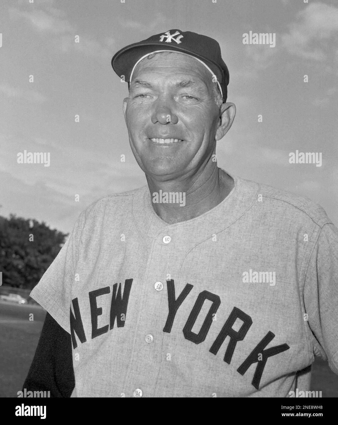 New York Yankees coach Bill Dickey is shown in St. Petersburg, Fla ...