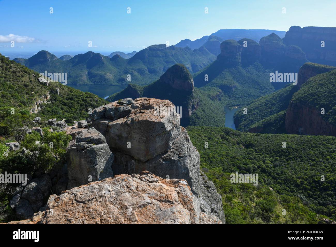Gorge black river panorama view hi-res stock photography and images - Alamy