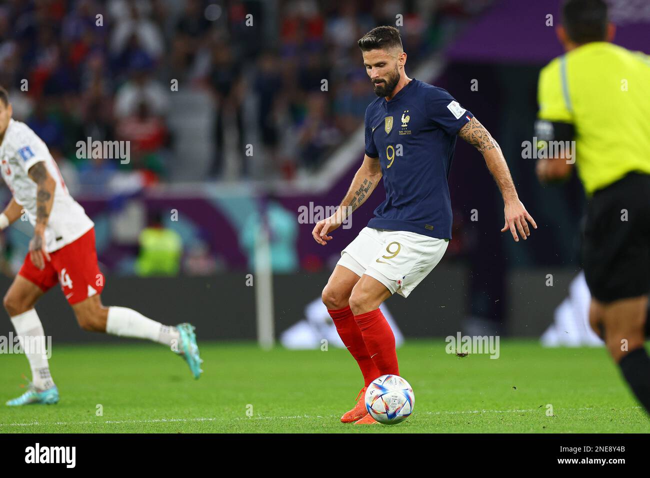 DOHA, QATAR - DECEMBER 04: Olivier Giroud during the FIFA World Cup ...