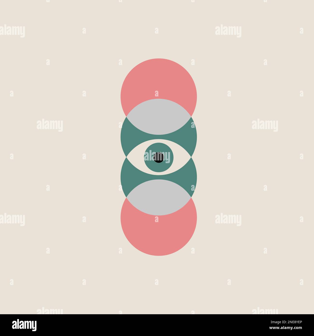 Eye icon for medical clinic of vision correction. Lasik symbol, concept ...