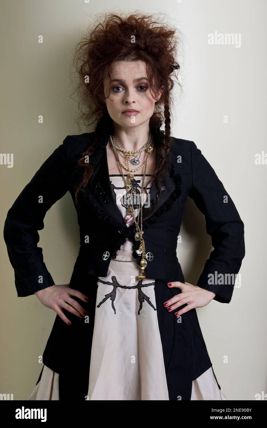 Actress Helena Bonham Carter, from the upcoming film "Alice in ...