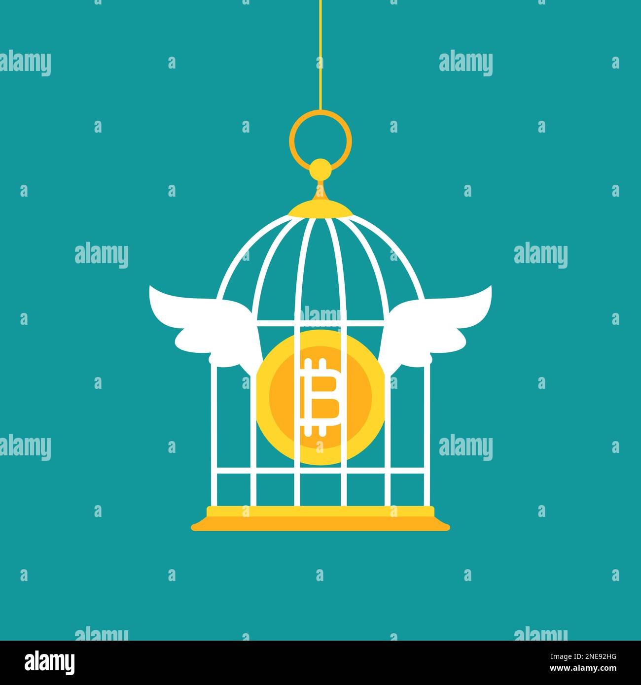 Trapped cash Stock Vector Images - Alamy