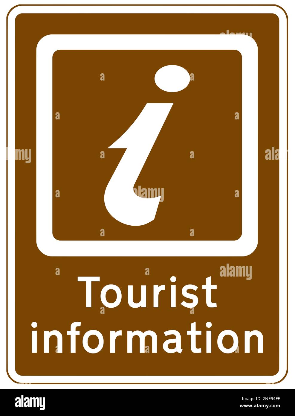 Tourist information British road sign Stock Photo - Alamy