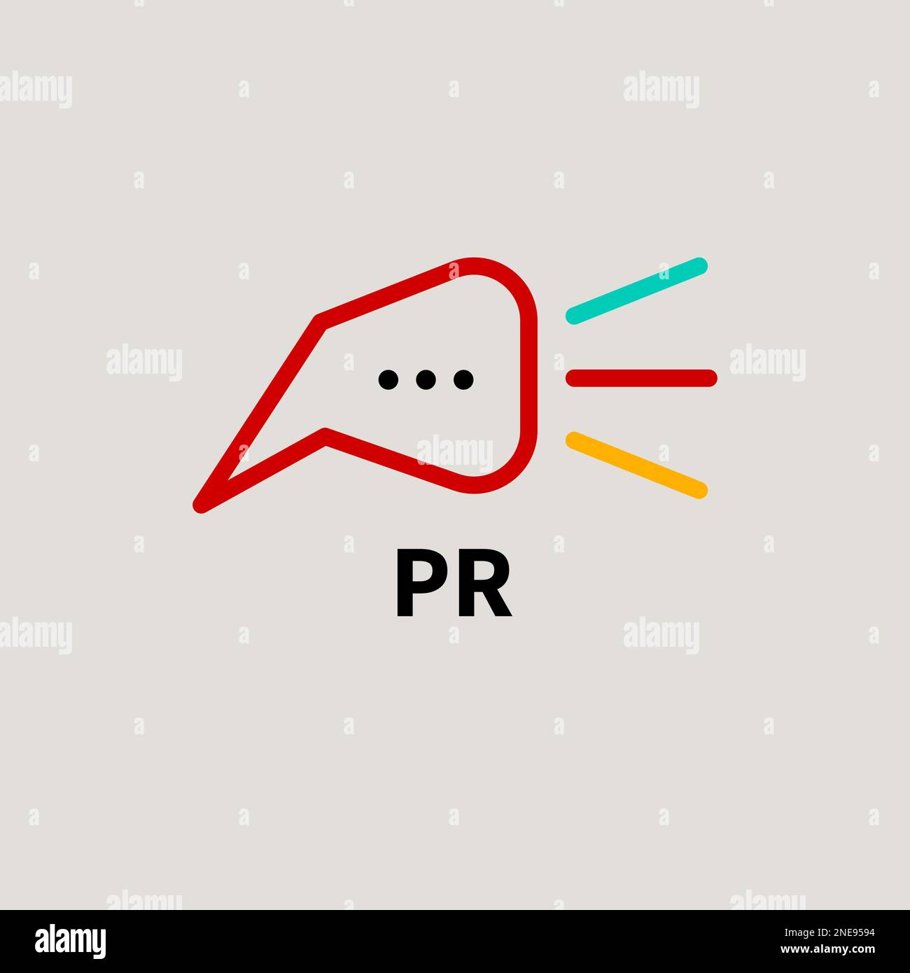 Outline speech bubble red Stock Vector Images - Alamy