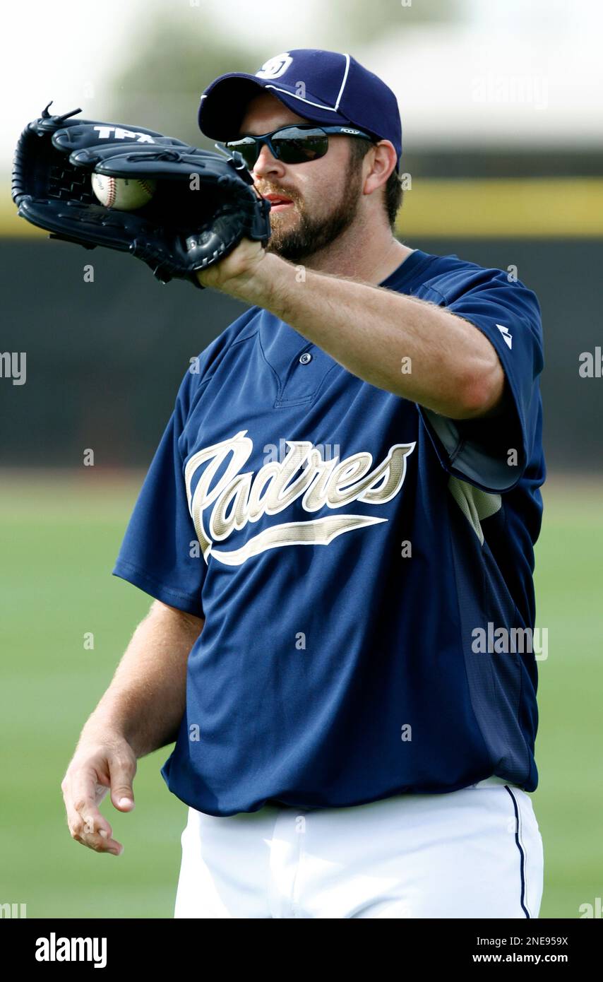 San Diego Padres relief pitcher Heath Bell is seen on the team's first ...